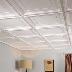 Old, Dated Ceiling Tile—No Problem! - Pink Little NotebookPink Little ...